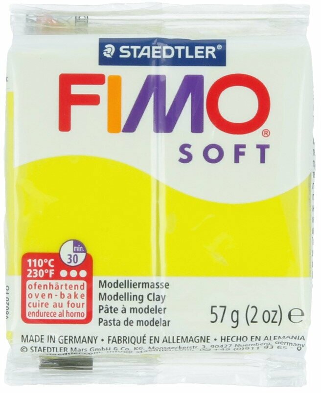 FIMO Soft полимерная глина 57 г 8020-52 зеленый лайм