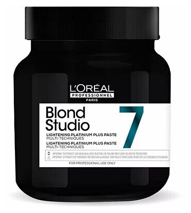 L'Oreal Blond Studio Platinium Plus - Обесцвечивающая паста (новый дизайн) 500 г