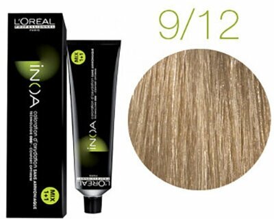 L'Oreal Professionnel Inoa 9.12 очень светлый блондин пепельно-перламутровый 60мл
