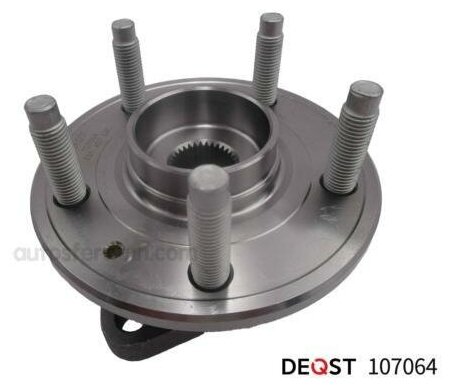DEQST 107064 Ступица с подшипником в сборе передняя ОPEL ASTRA J CHEVROLET CRUZE 15 d 105x 0