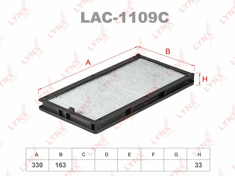 LYNXauto Фильтр салона BMW E32/E34 угольный