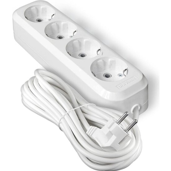 Удлинитель Universal 4х5м с заземл. IP20 Е-304А ПВС 3х1.5, 1731