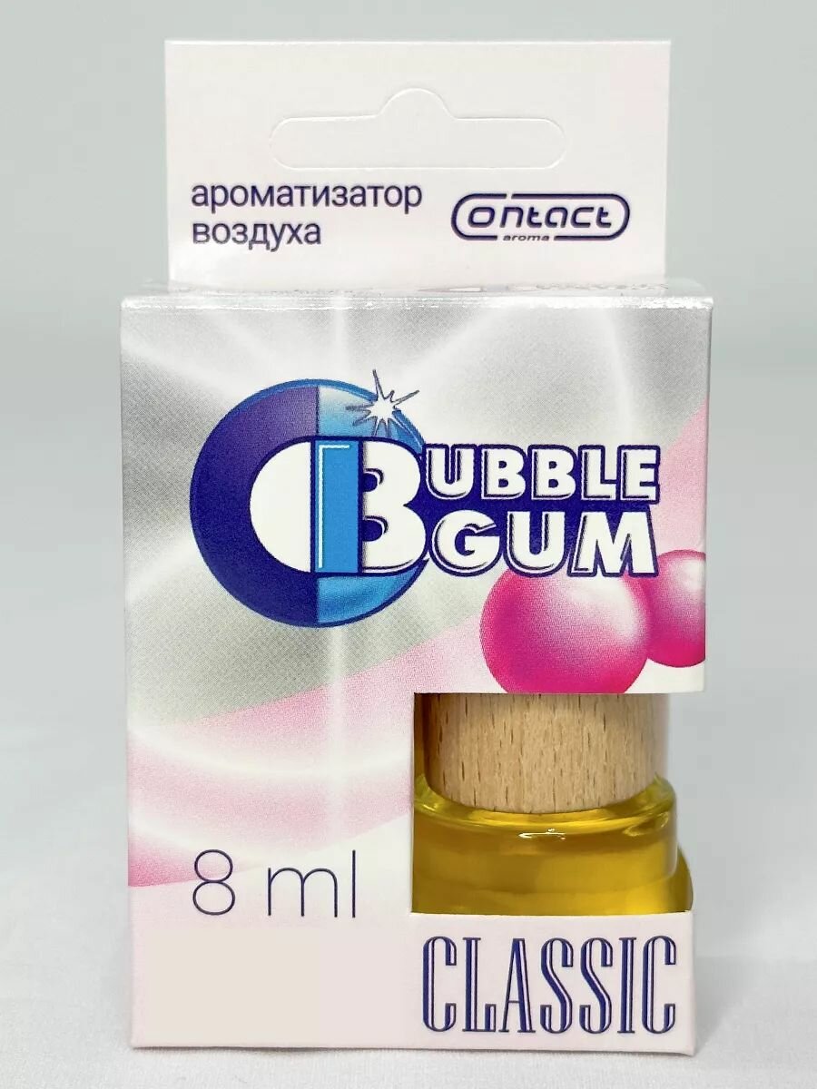 Ароматизатор деревянная бутылочка Cоntасt CLASSIC Bubblе Gum