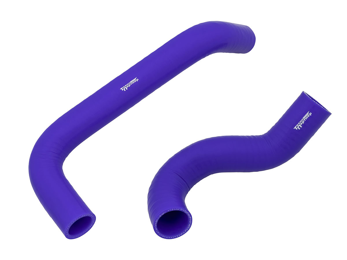 Патрубки радиатора УАЗ Хантер, дв. ЗМЗ-514, дизель (2 шт) силикон армированный