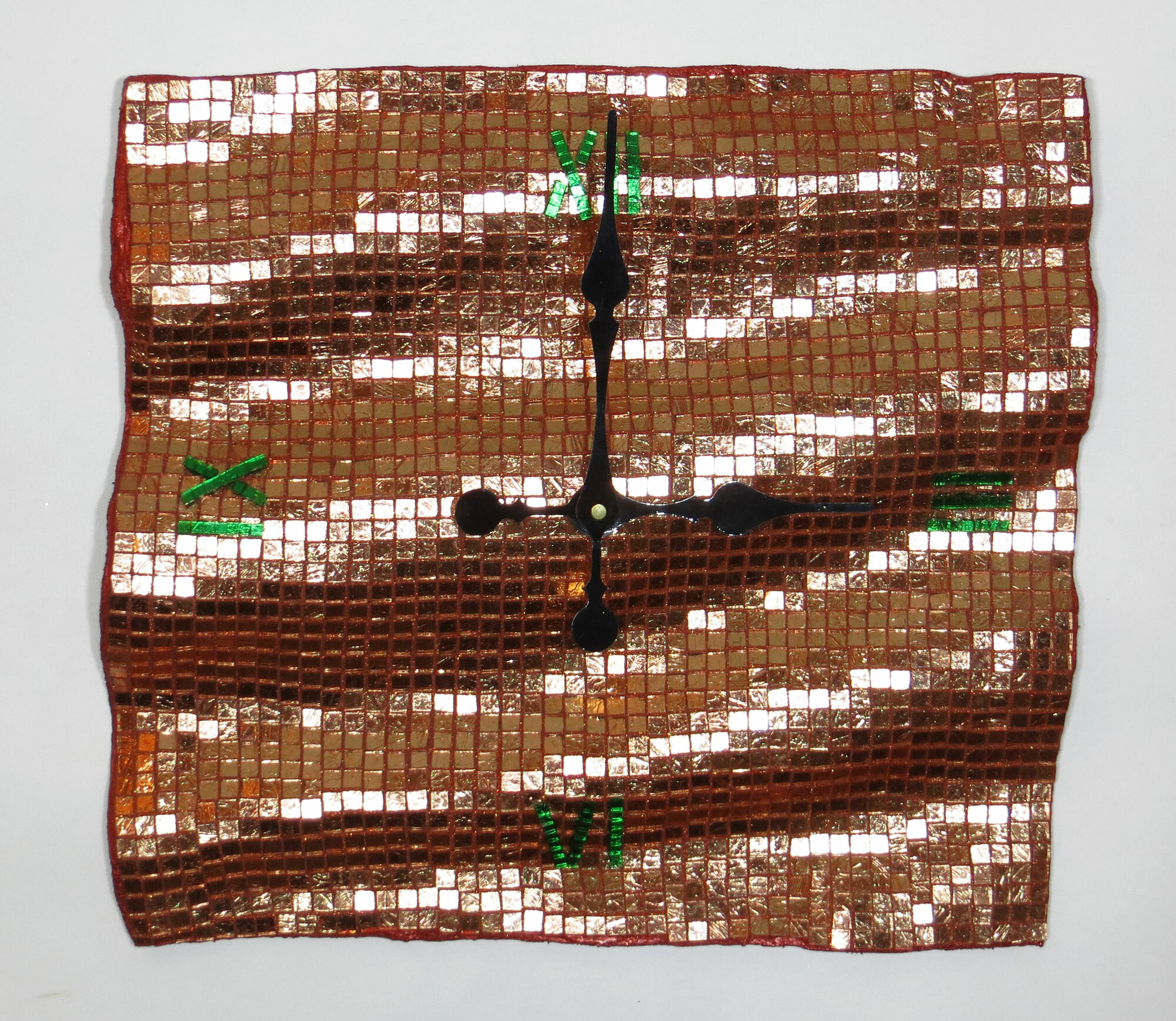 Настенные часы "Copper Ripples"