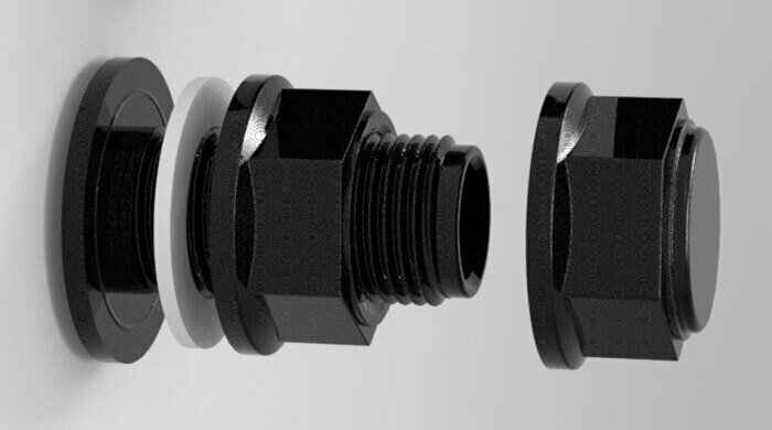 Комплект два отвода из бака ОБ-25Н , врезка в емкость