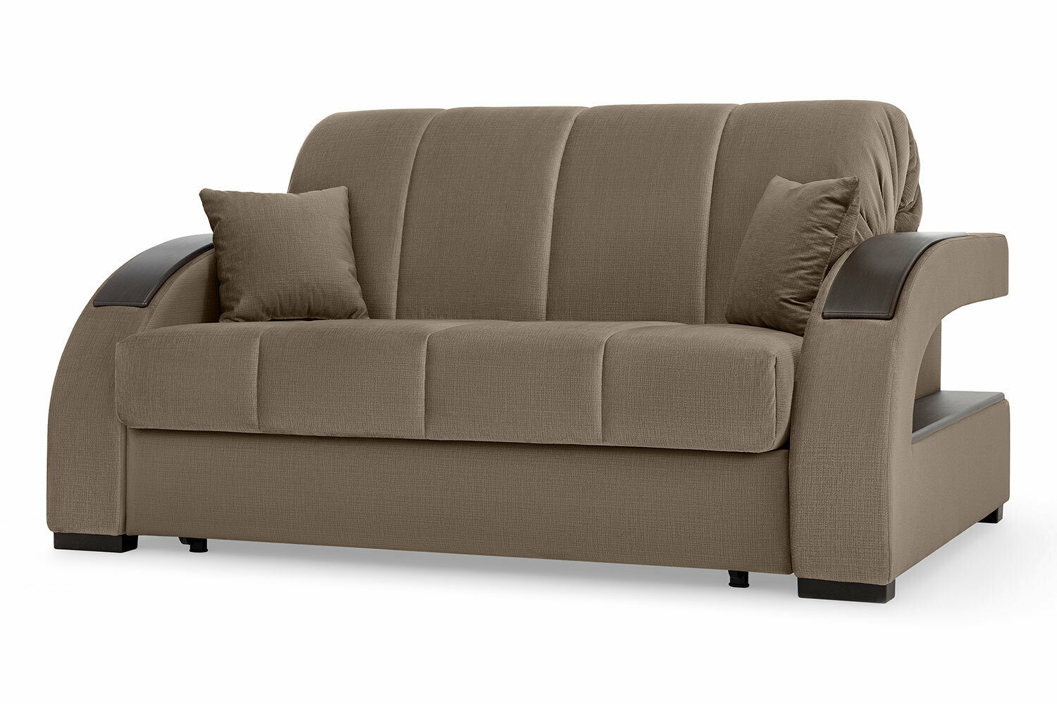 Диван-кровать DREAMART Барселона прямой, 181х92х119 см, механизм аккордеон, цвет капучино