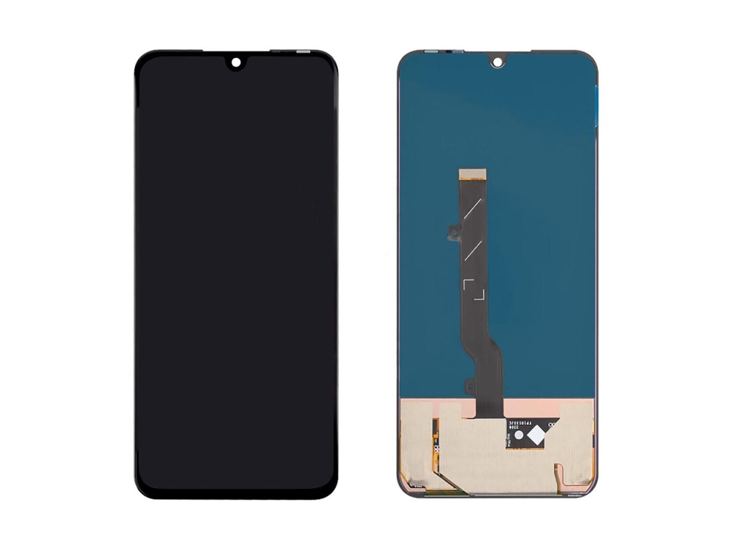 Дисплей (экран) в сборе с тачскрином для Infinix Note 11, 12, 12 Pro черный (OLED) / 1080х2400