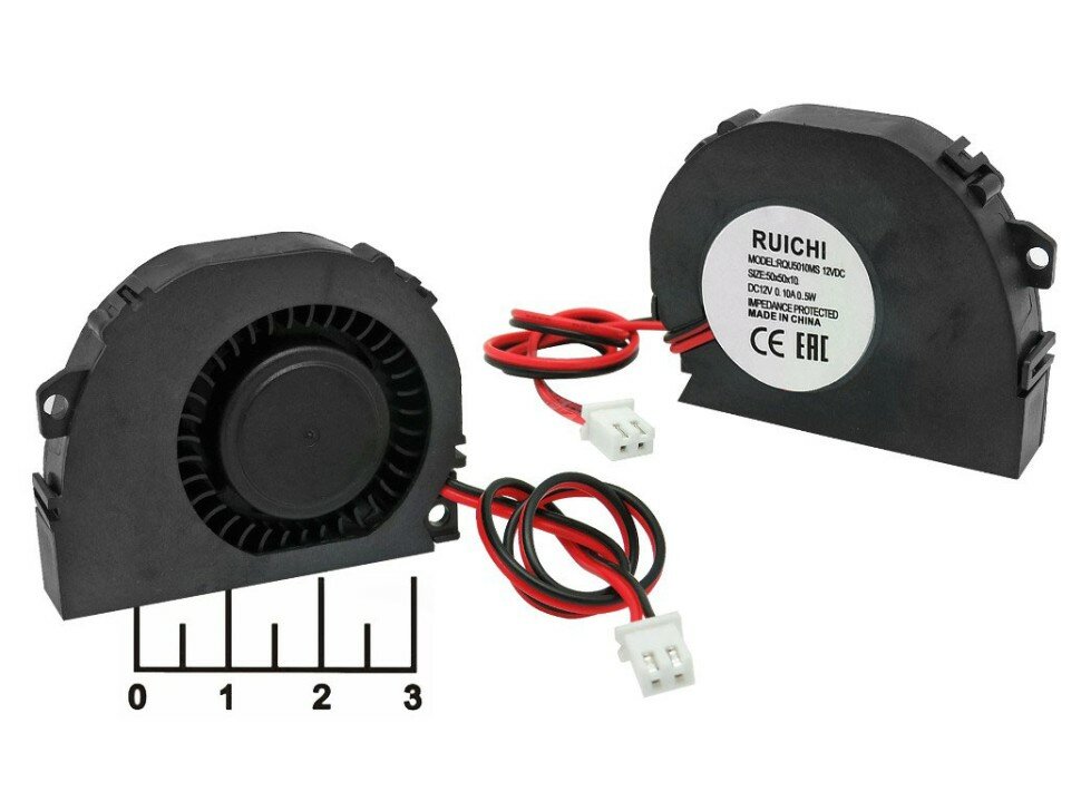 Вентилятор 12V 0.10A 50*50*10мм RQU-5010MS