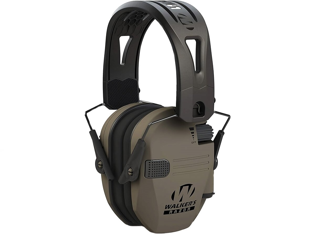Наушники Активные Walker`s Razor Slim Tacti-Grip, Flat Dark Earth