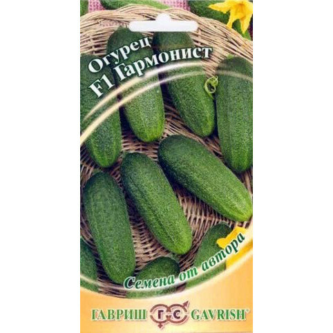 Семена огурца Гавриш "Гармонист F1", партенокарпические, скороспелые, 10 шт.