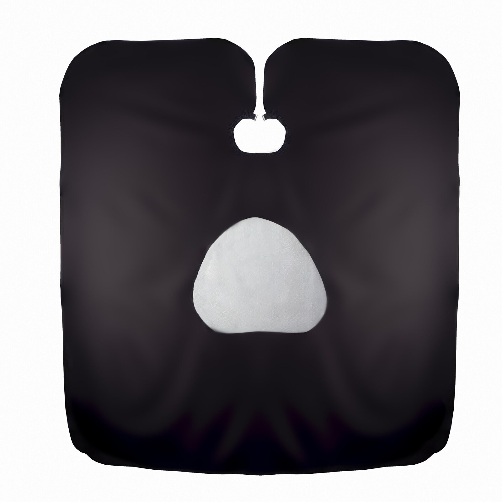 Пеньюар парикмахерский, с окном, цвет чёрный, 10611741