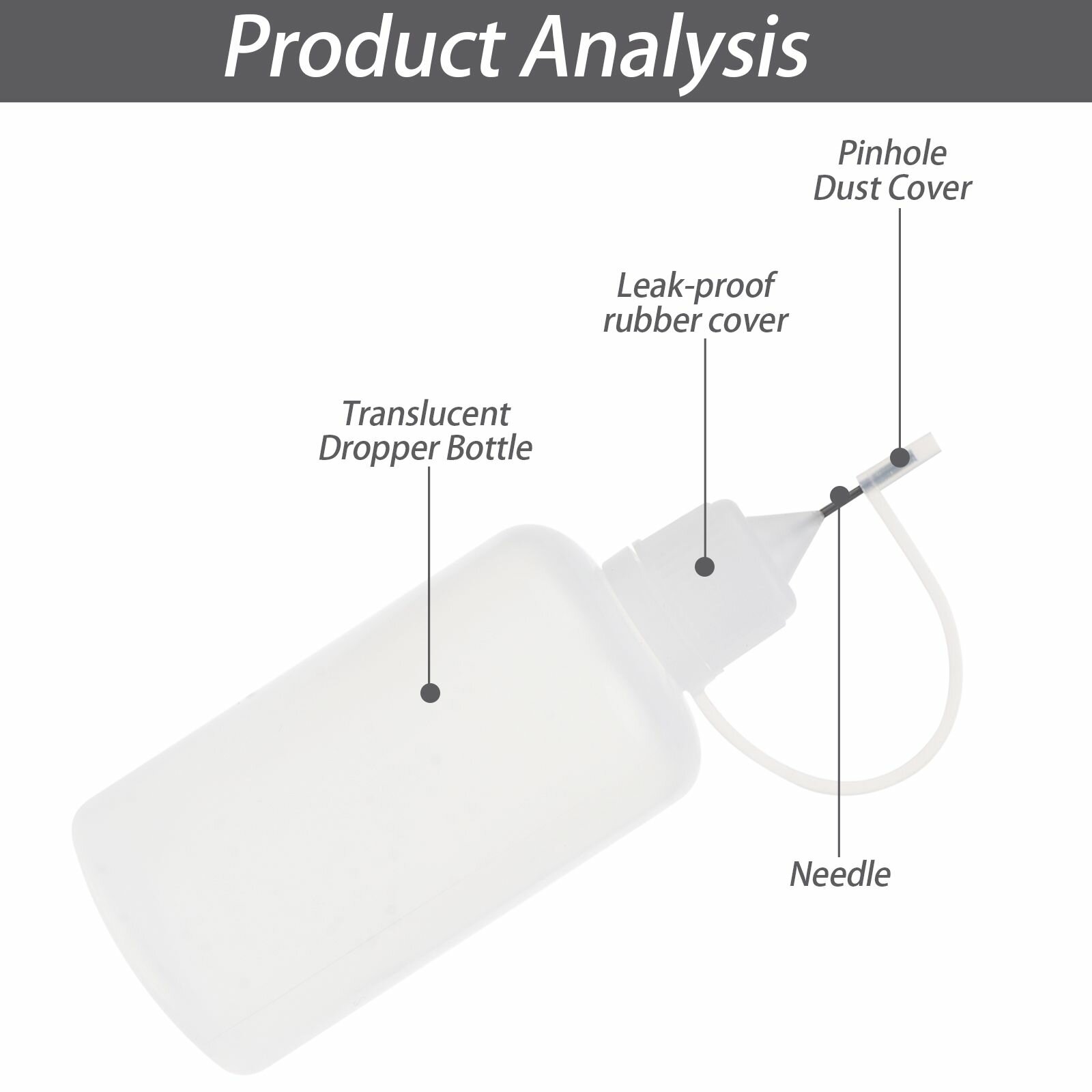 Инструмент для велосипеда, Набор 12 шт. шприцев с иглой и двумя воронками, флакон для клея - 20 мл, 1 шт.
