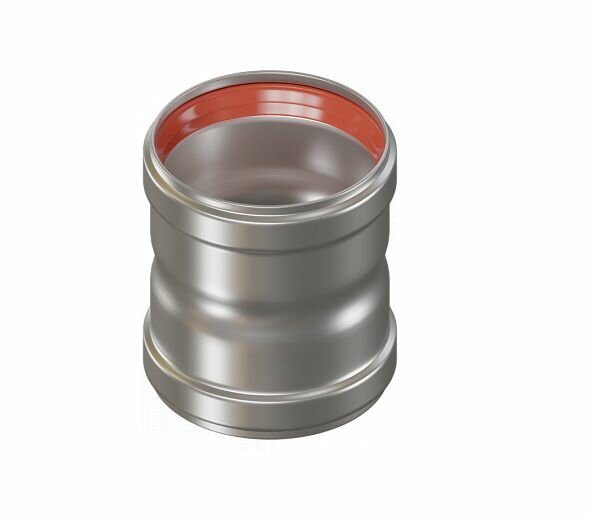 Адаптер соединительный ROMMER RCA-6010-000006 D60 мм, алюминиевый.