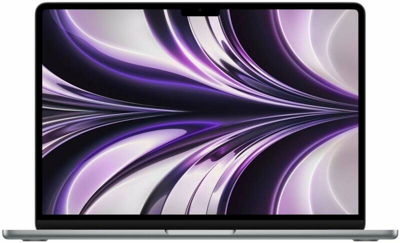 Ноутбук Apple MacBook Air 13.6 (2022) MLXW3, Apple M2 8 core 8ГБ, 256ГБ SSD, Space Gray
