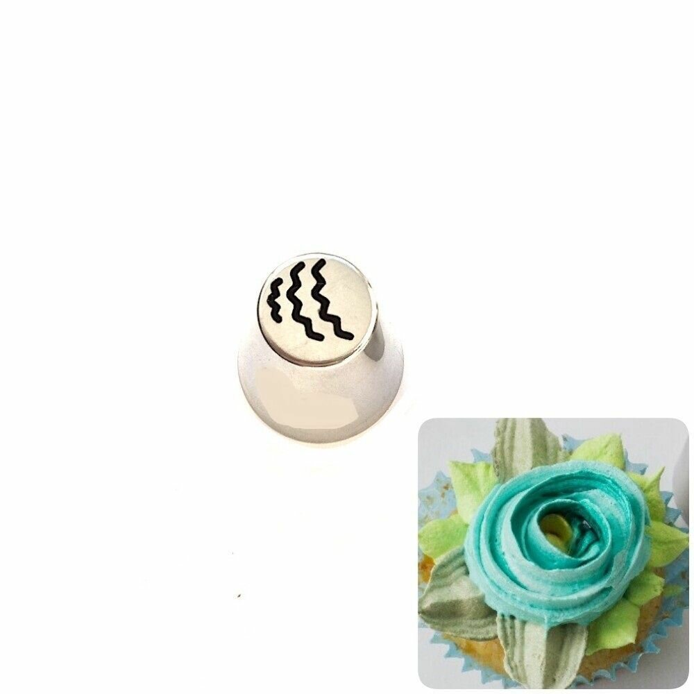 Насадка кондитерская Лепесток пиона, верх d-18мм, низ d-32мм, h-40мм