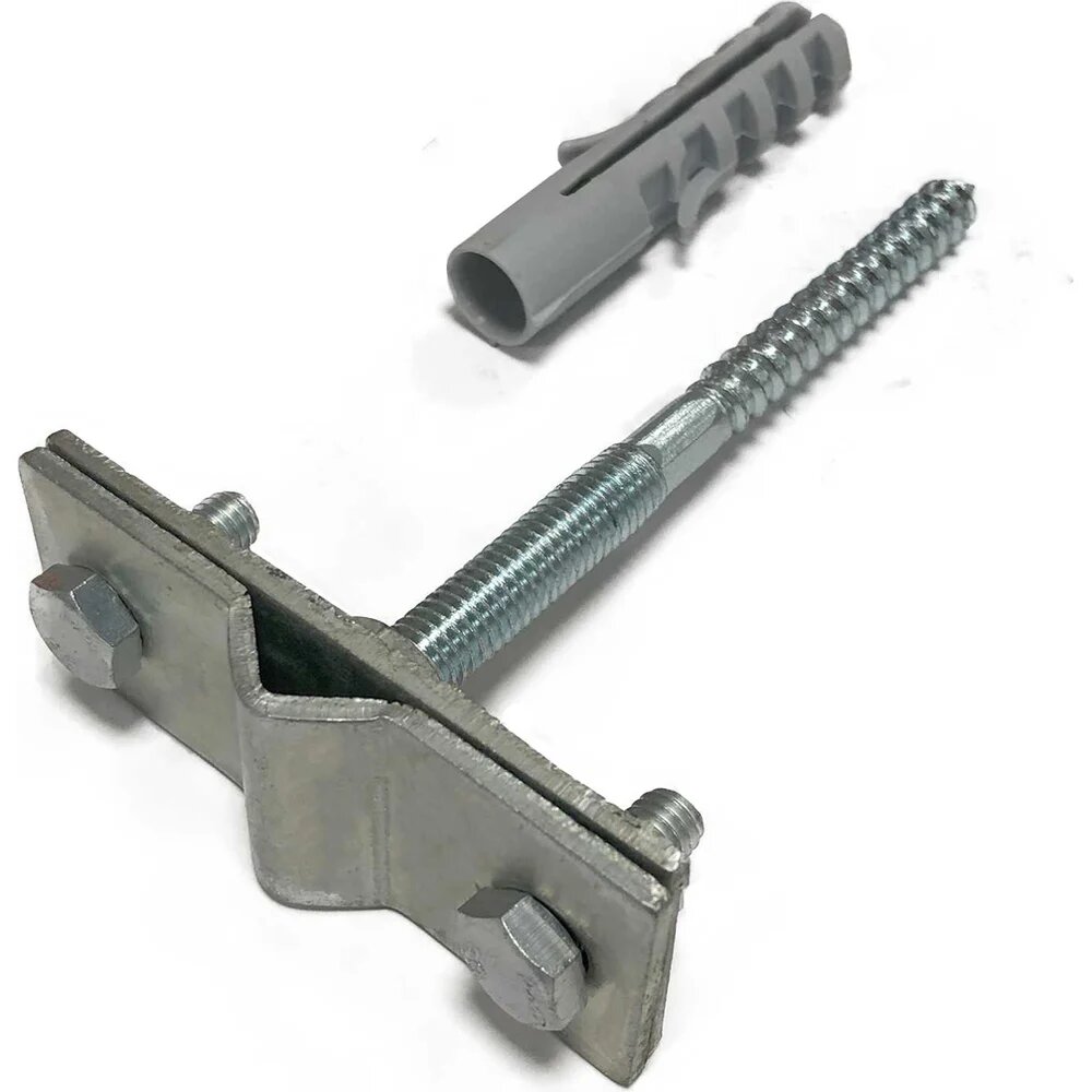 Фасадный держатель молниепроводника Protectpro 8-12мм оцинкованный 4016/1, 12 мм, из оцинкованной