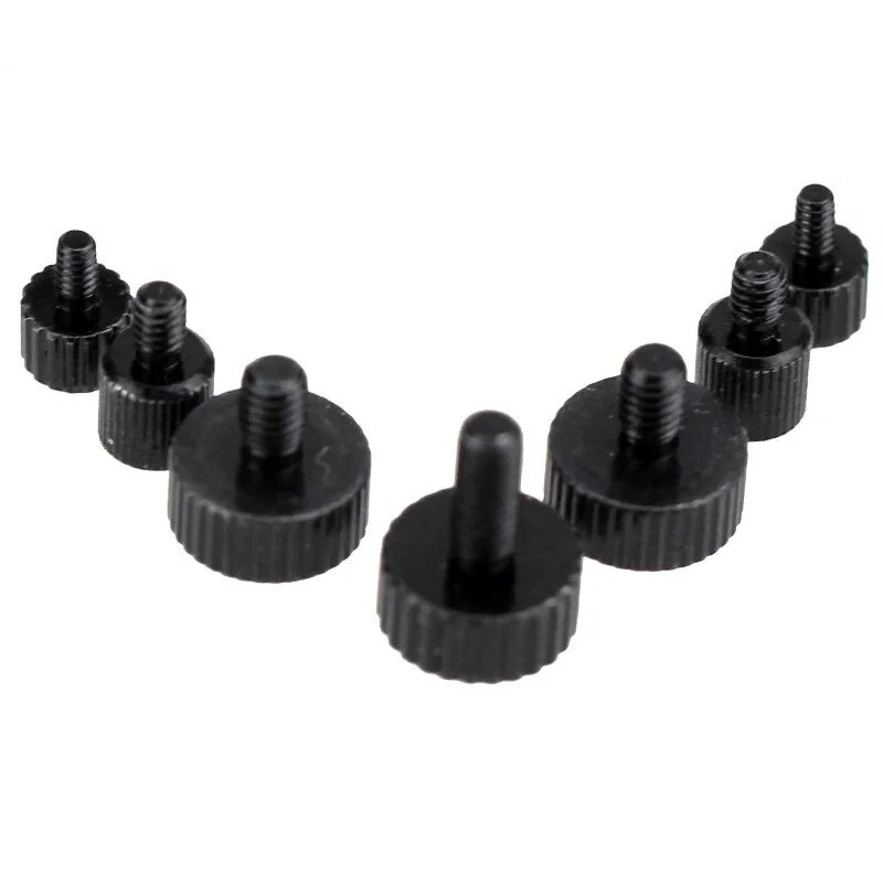 Углеродистая сталь, цилиндрический винт с плоской головкой, затягивающий вручную, регулировочный винт M1.6 M2 M2.5 M3 M4 M5, болт с накатанной головкой для DIY, линз и суппорта