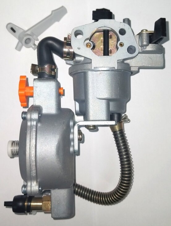 Карбюратор в сборе двигателя 168F-170F (5,5-7 л. с.) бензин/газ (пропан/метан)
