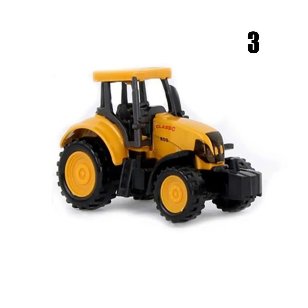 Трактор игрушечный желтый, Color: 3