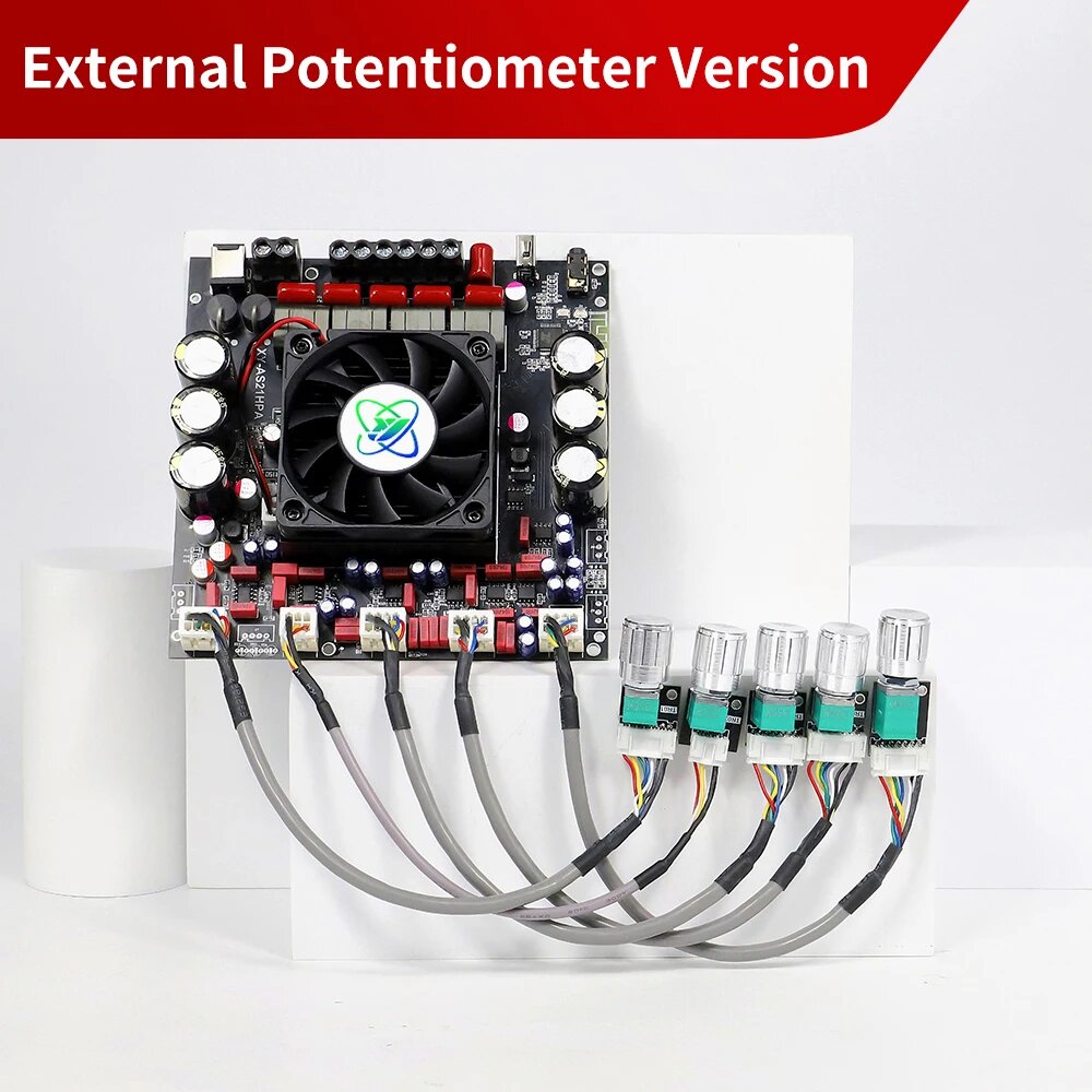 HIFIDIY LIVE AS21 TPA3255 Bluetooth 5.2 2.1-канальный усилитель AS21-c