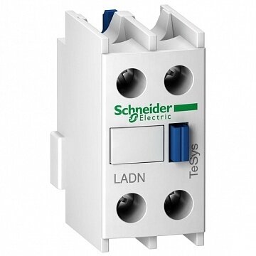 Schneider Electric Блок контактный дополнительный к LC1-D фронтальный 2но (арт. LADN20)
