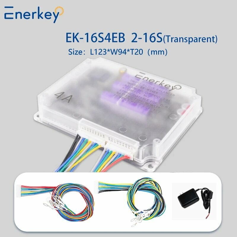 Enerkey Балансир для Li-ion аккумуляторов 2-16S 4A (прозрачный)