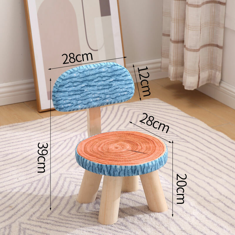 Детский стул Outdoor, для детей 1-6 лет, текстиль/дерево，28×28×39