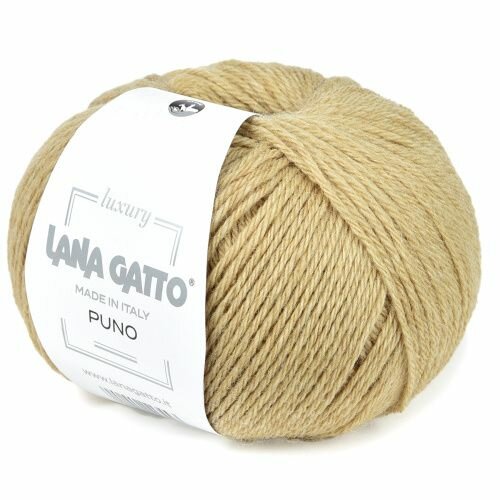 Пряжа Lana Gatto Puno 30801 (1 моток, 50г/187м) светлый беж