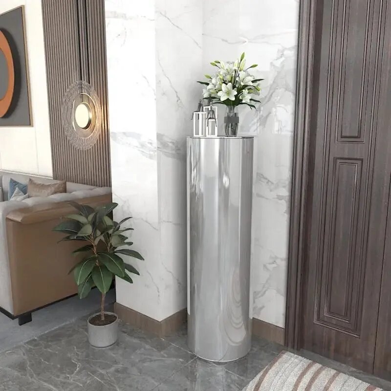 Вращающийся шкаф для обуви, легкая роскошная креативная цилиндрическая многослойная полка для обуви，33*33*105