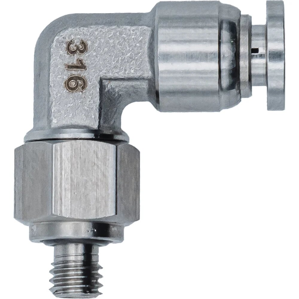 NBPT Фитинг L-образный с нар. резьбой SSL 06-M5 (нерж. 316) арт. 85560