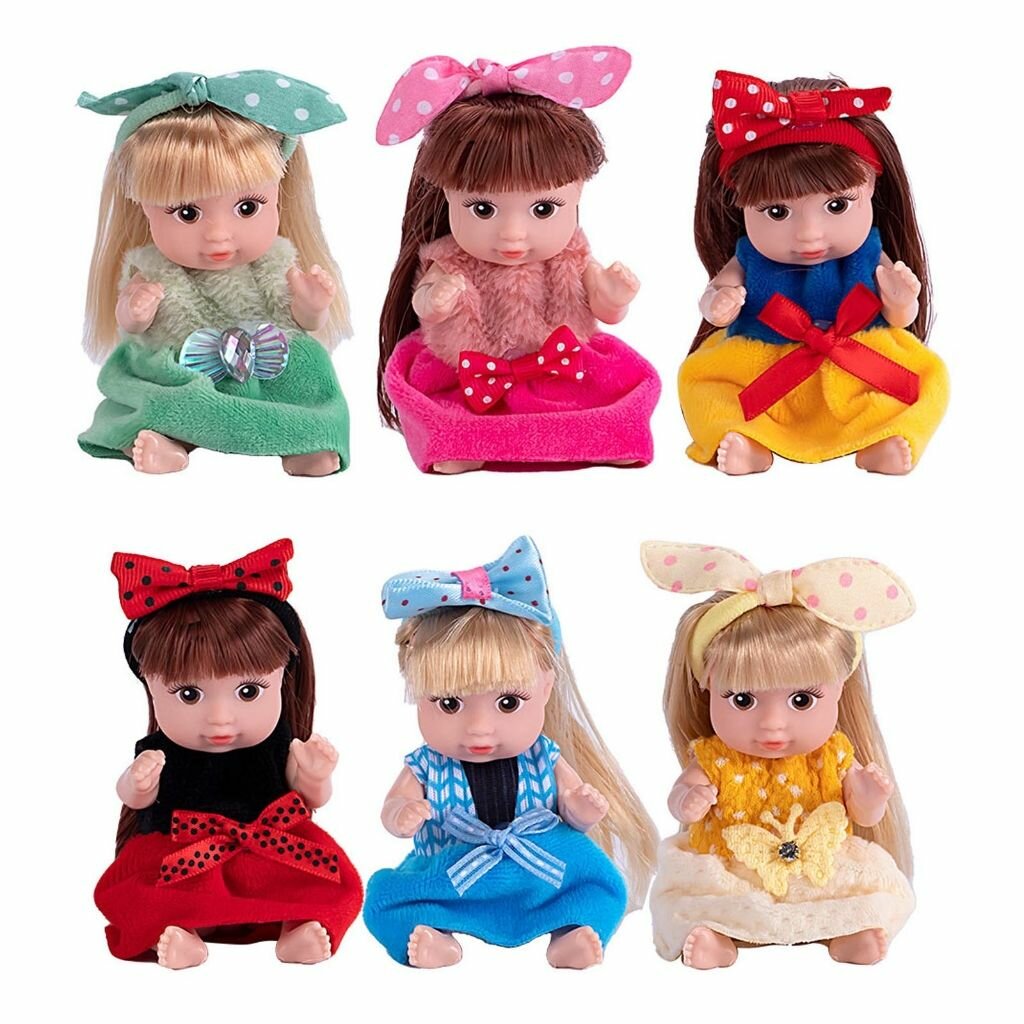1 набор из 6 кукол-симуляторов серии Princess серии A
