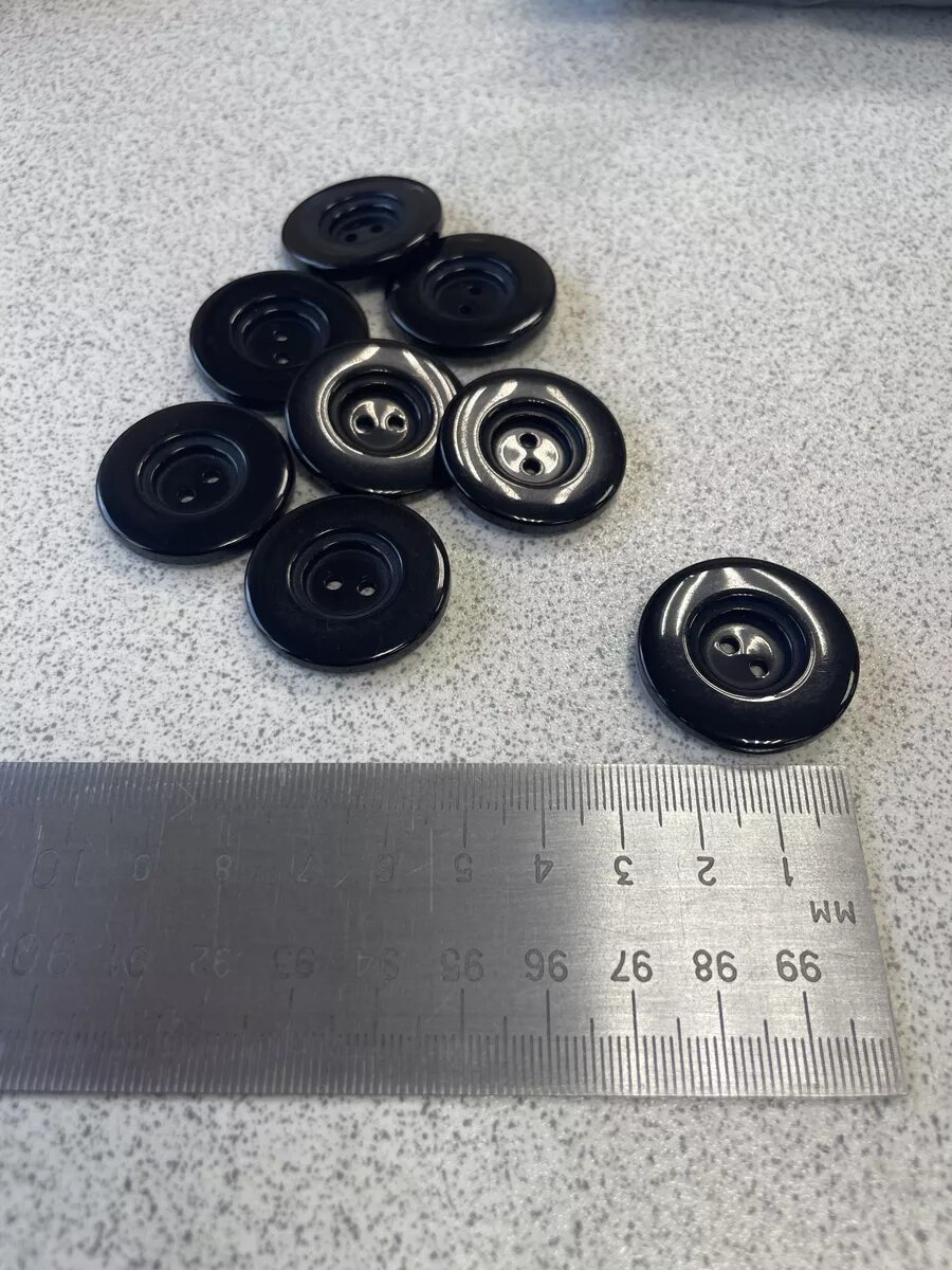 Пуговицы 30 мм для шитья (10 шт)