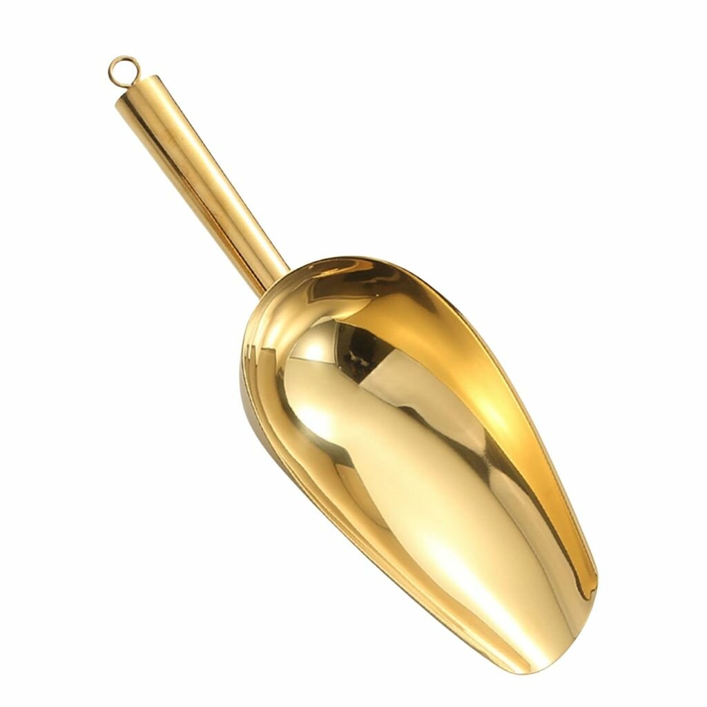 Многофункциональная стальная ложка для льда для морозильных камер и вечеринок, - № 3 лопата золотистая
