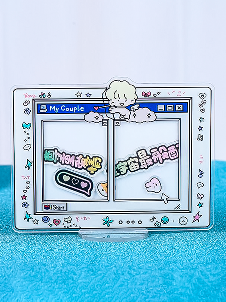 Акриловая двойная фоторамка, стенд для фото, карточки кпоп