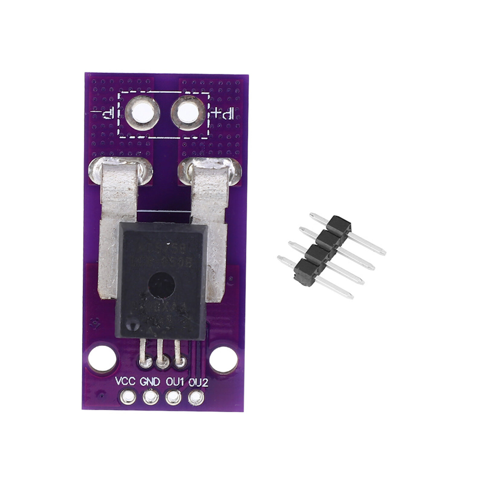 Плата модуля измерения тока Холла ACS758LCB‑050B PFF T Линейный датчик 50A 3.3‑5V