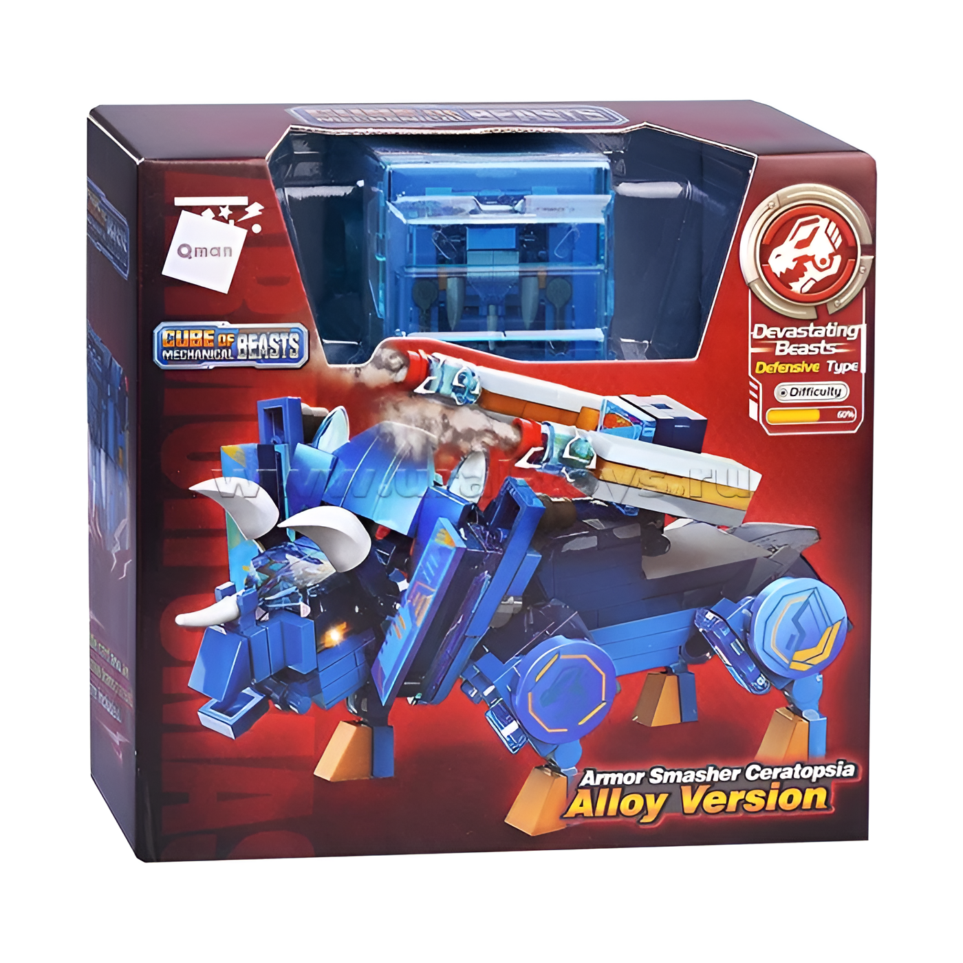 Конструктор "Монстр в Кубе" Сокрушитель доспехов, 157 дет, 18*17*7 см