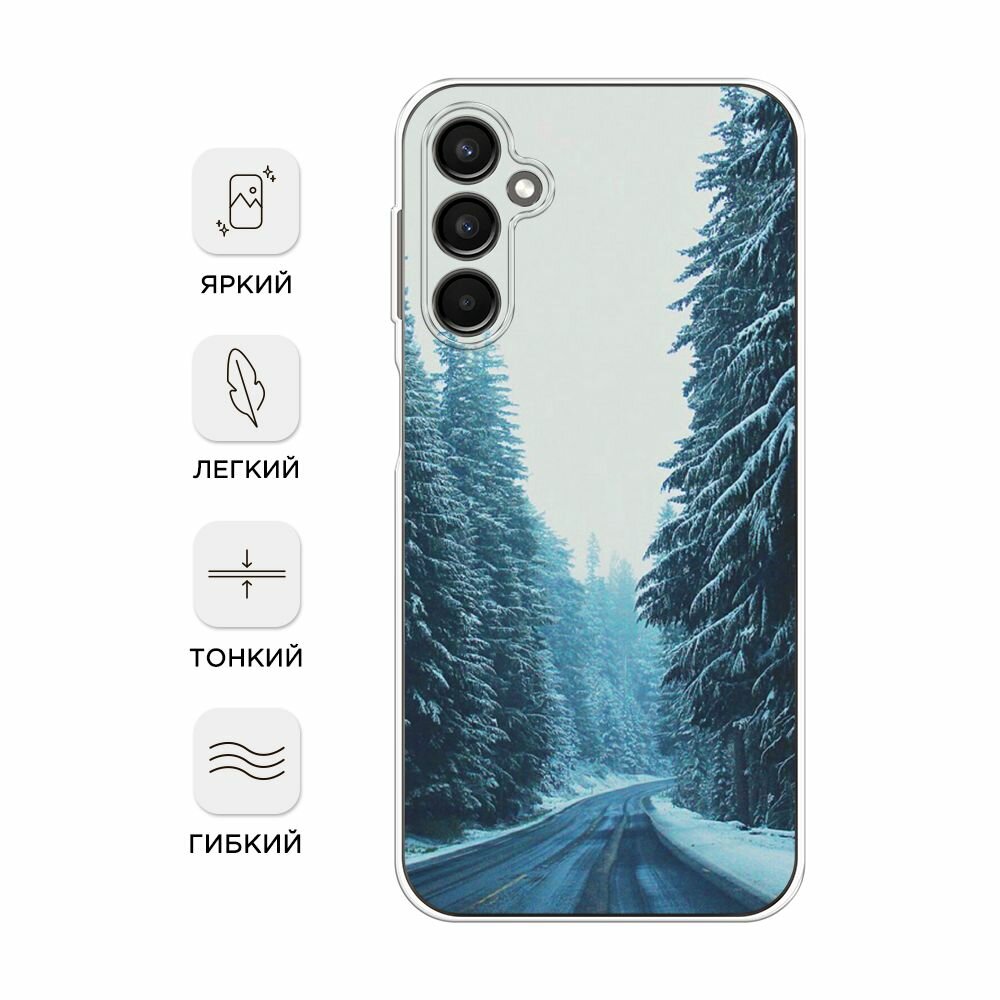 Чехол на Samsung Galaxy A24 / Самсунг Галакси A24 с принтом Зима 9 — фото 1