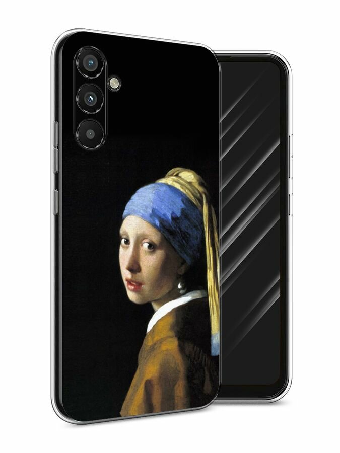 Чехол на Samsung Galaxy A34 / Самсунг A34 с принтом "Девушка с жемчужной сережкой"