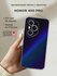 Чехол на Honor 400 Pro / Хонор 400 Про с принтом "Синий карбон"