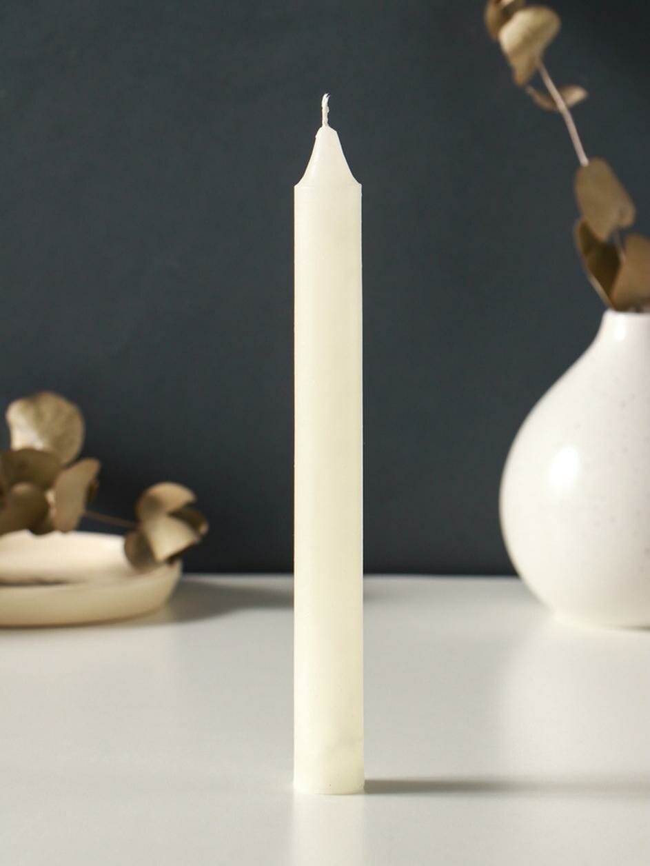 Набор свечей хозяйственных 6 шт, 60 г, 20 см, время горения 8-9 ч