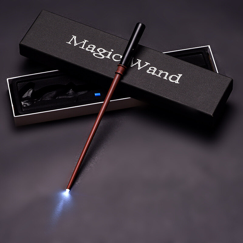 Светящаяся палочка Гарри Поттера, палочка Гермионы, светящаяся магическая палочка Дамблдора, игрушка на Хэллоуин с LED-подсветкой