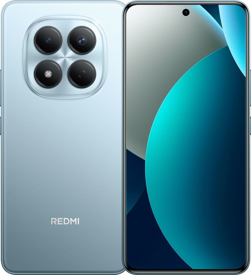 6.77" Смартфон Xiaomi Redmi Note 15 Pro 12/256Gb, NFC, AMOLED, 120Гц, 6500мAч, голубой