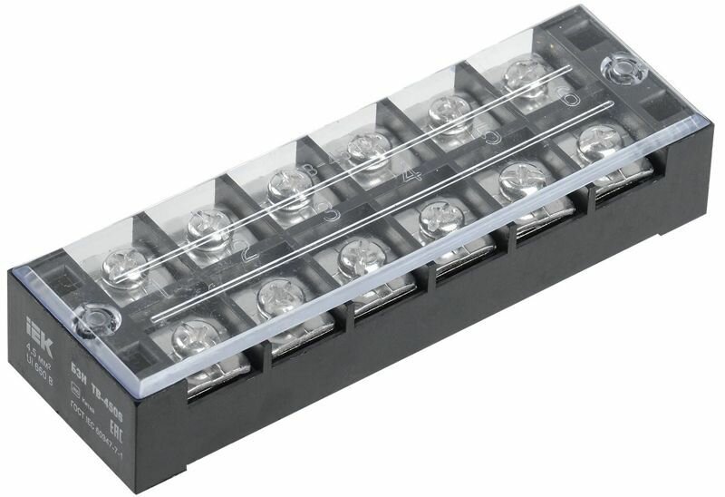 Блок зажимов БЗН ТВ-2506 2.5кв. мм 25A 6 пар IEK YZN41-06-002-K02