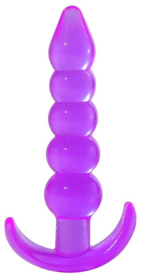 Анальная пробка-елочка, фиолетовый