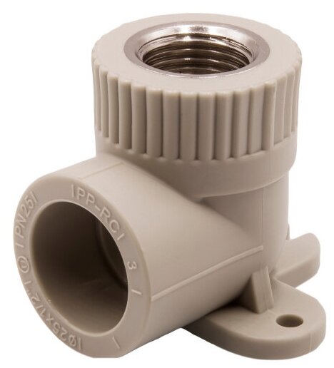 Уголок комб. вн 25х1/2' EVER® plast серый (Россия)