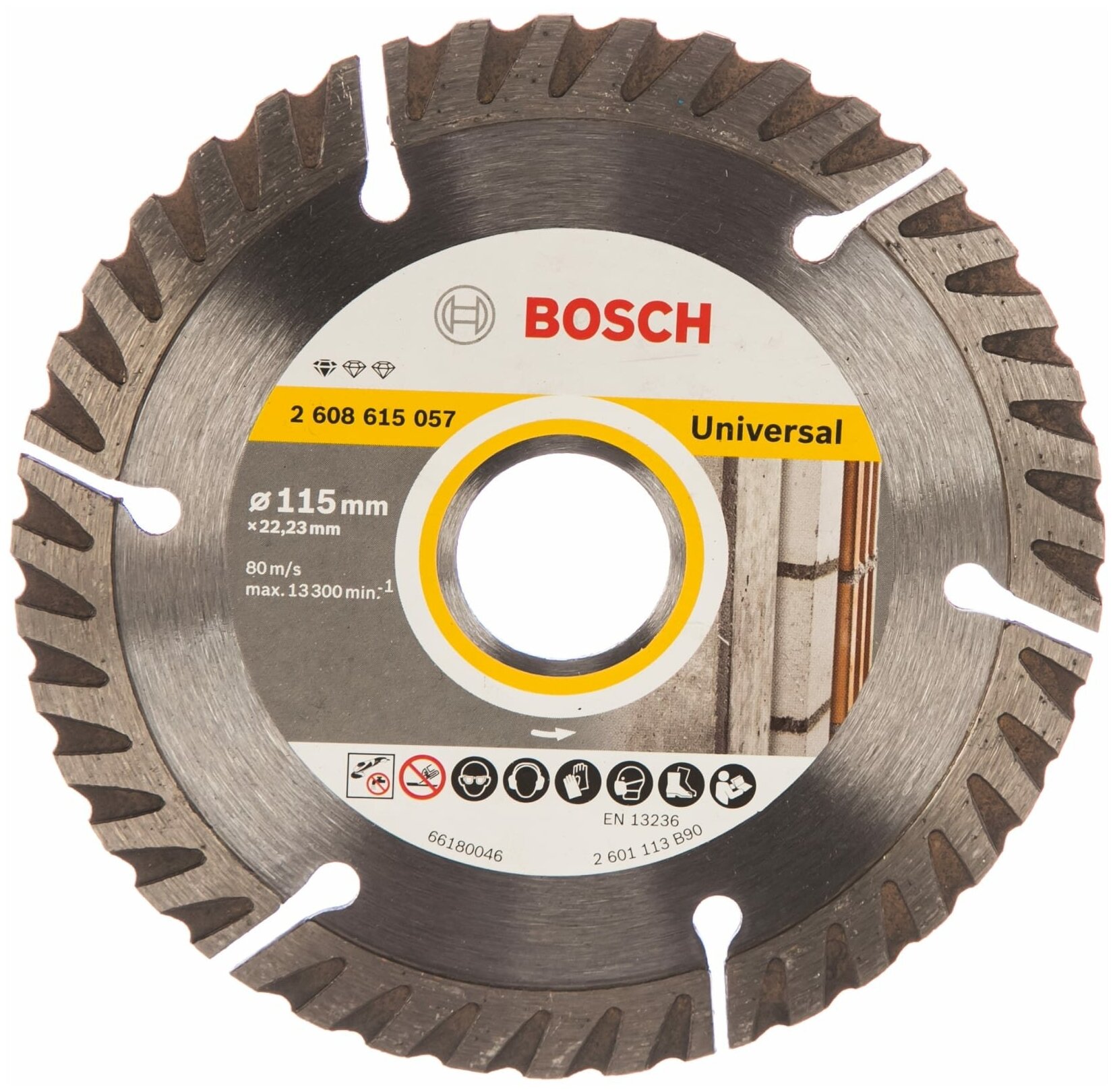 Диск алмазный Universal (115х22.2 мм) Bosch 2.608.615.057