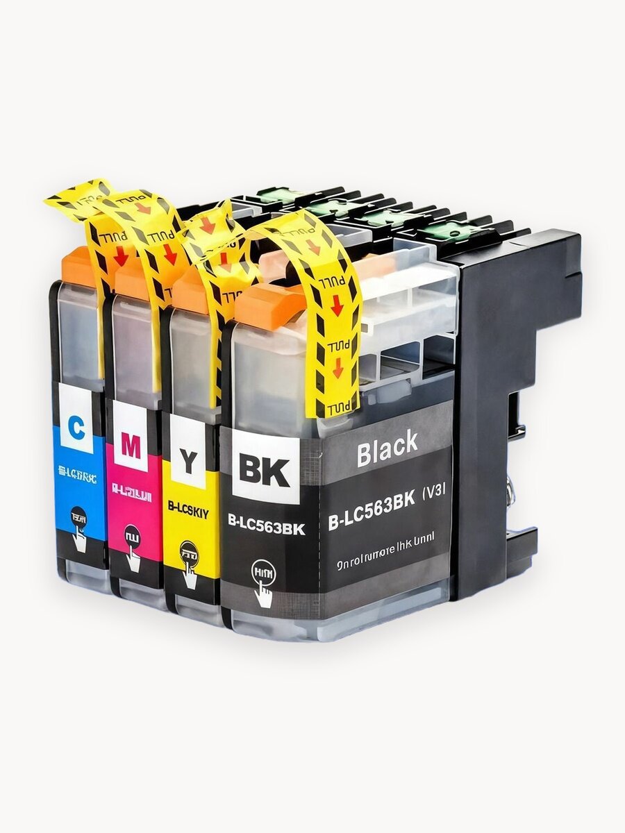Картридж SF LC563 BK C M Y комплект совместимые для Brother J2310 J2510 J3520 J3720