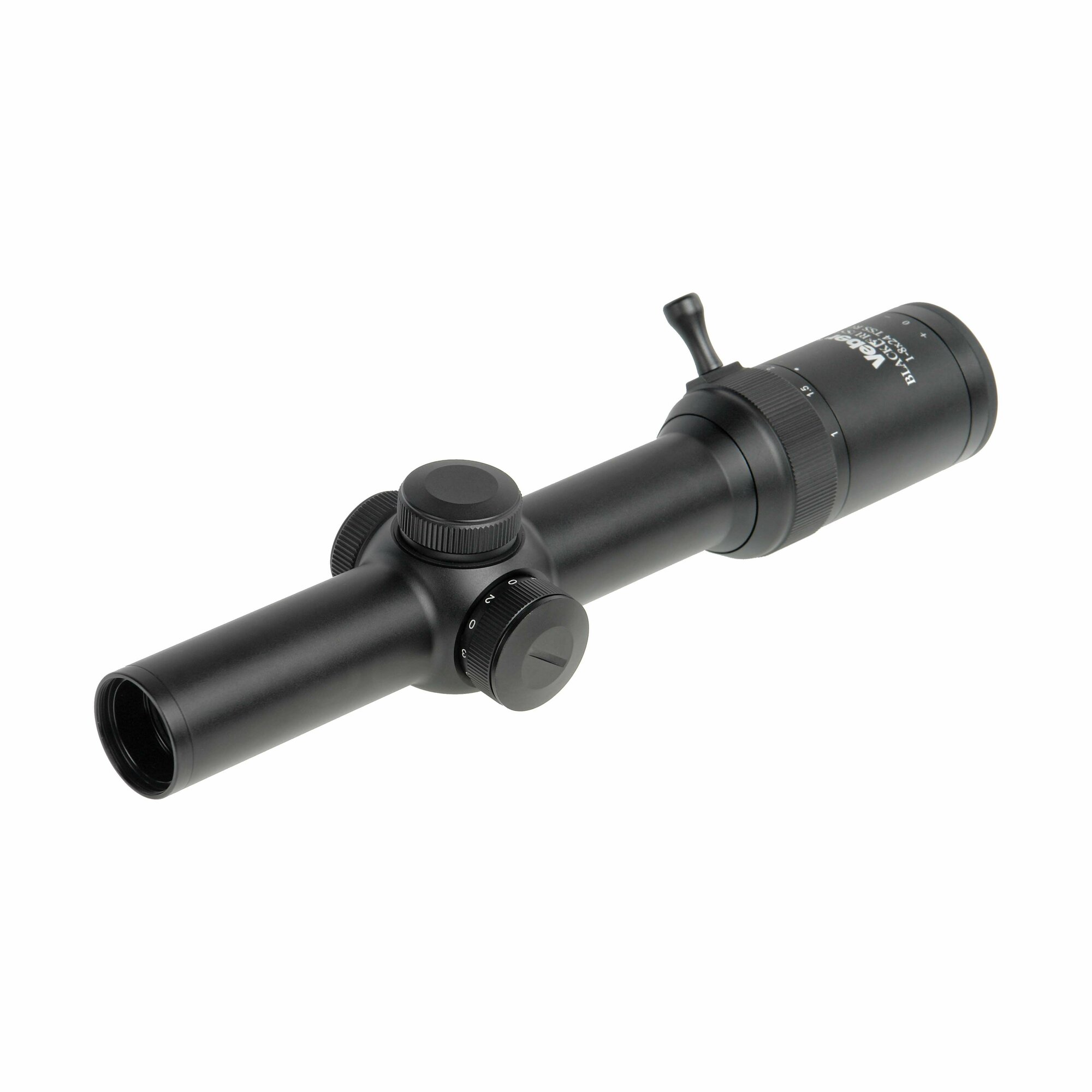 Оптический прицел Veber Black Russian 1-8x24 TSS RG для загонной охоты, сетка FireDot, красная подсветка
