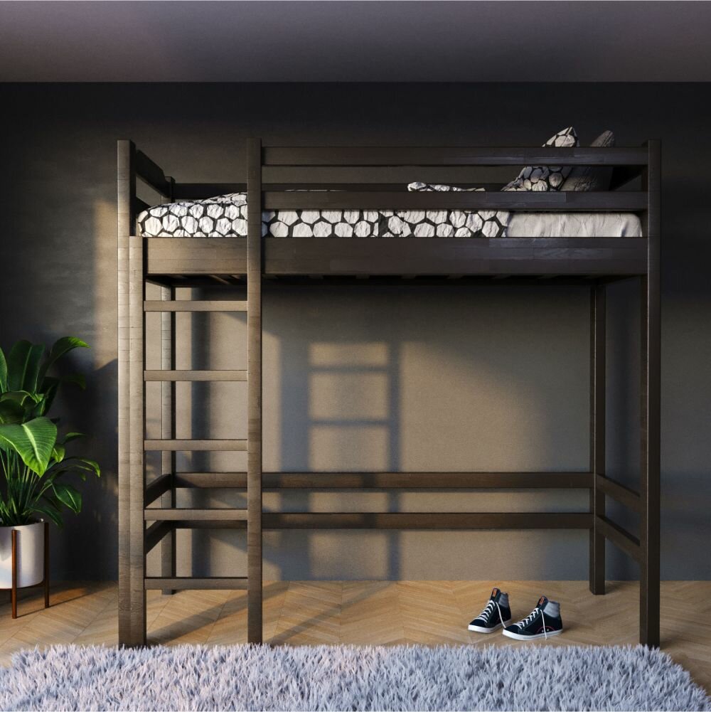 Детская кровать чердак 70x190 Лицей цвет Венге